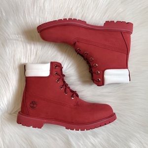 Timberland | Shoes | Timberland Mens Dark Red Premium 6 Wp Boots | Poshmark